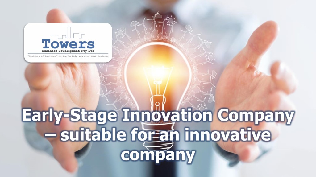 Early-Stage Innovation Company – suitable for an innovative company ...