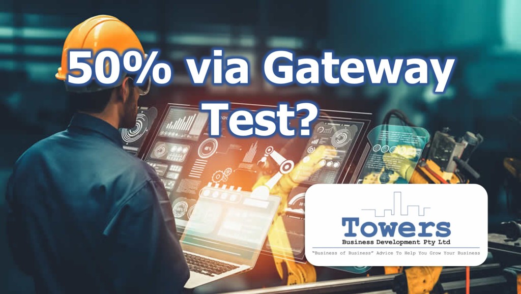 50% via Gateway Test? - Towers Business Development