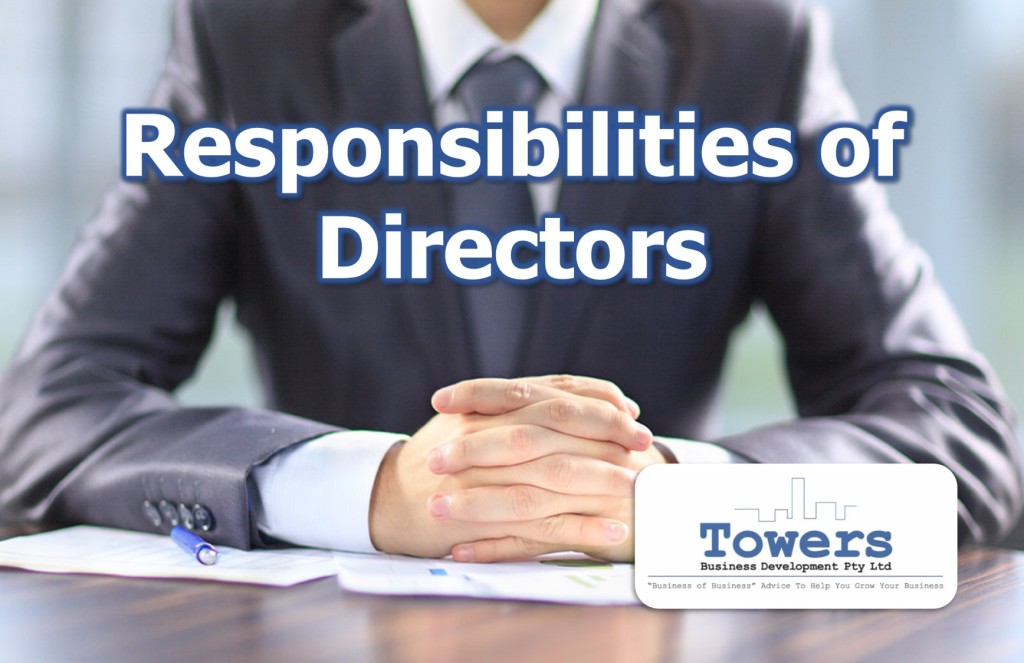 Responsibilities of Directors - Towers Business Development